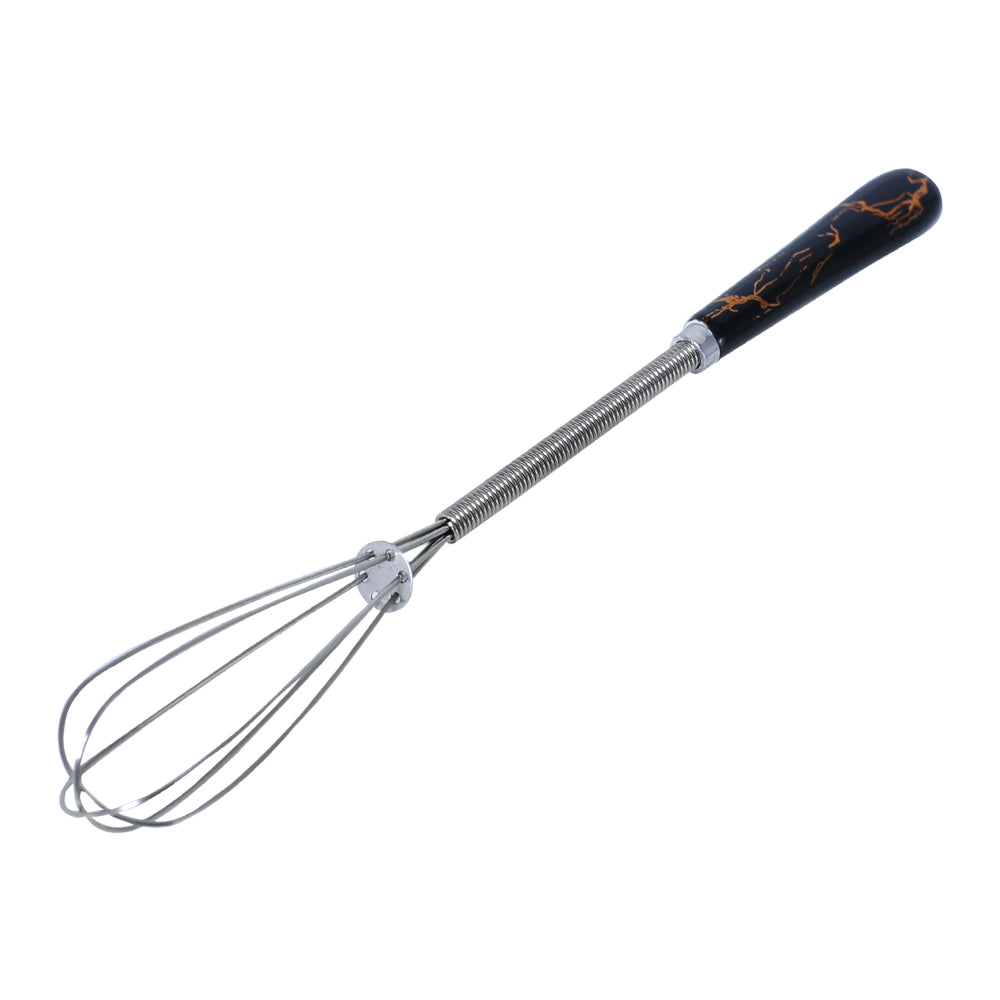 Mini Hand Whisk Stainless Steel With Black Plastic Handle – Bakehouse.pk