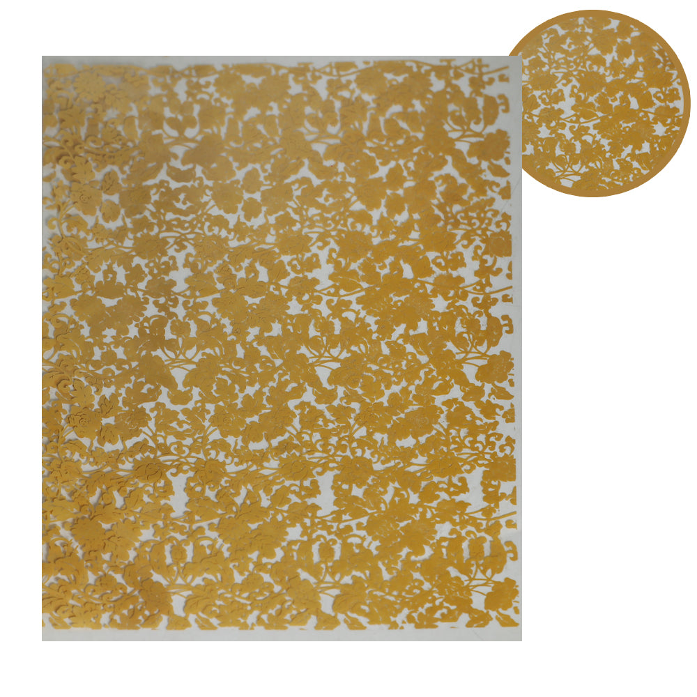 Edible Chocolate Transfer Sheet (Design 27) – Bakehouse.pk