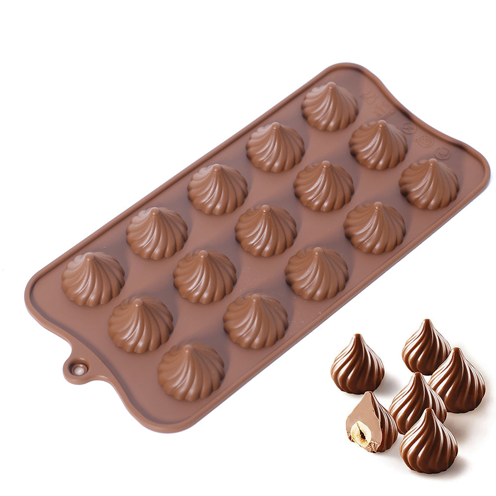 Choco Flame Silicone Chocolate Mold 15 Cavity – Bakehouse.pk
