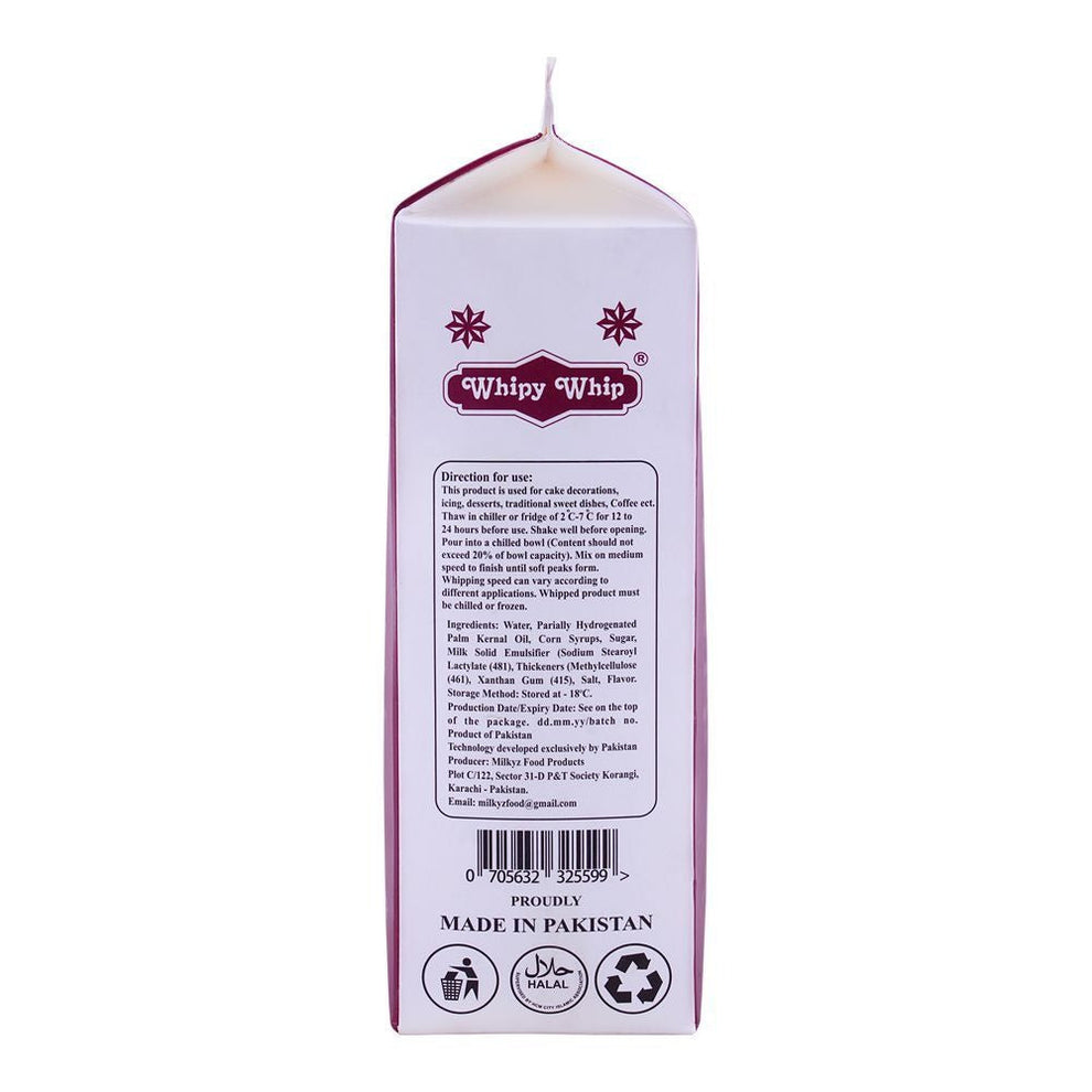 Whipy Whip Whipping Cream 1KG Pack – Bakehouse.pk