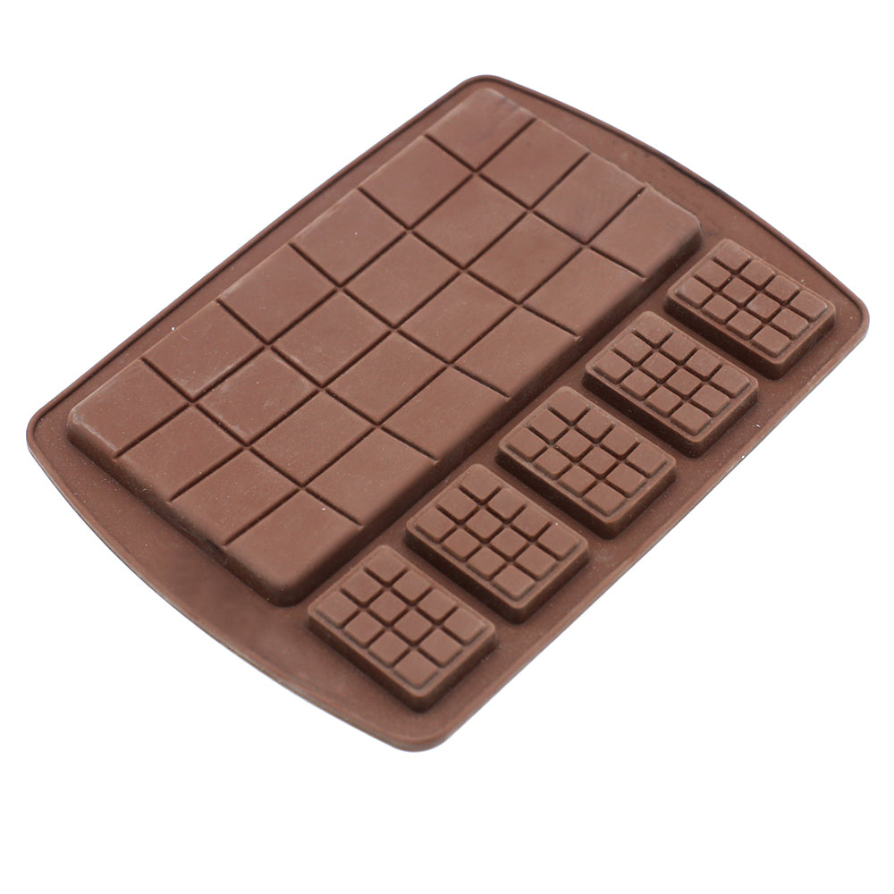 Silicone Kitkar Bar And Block Mold 5 Cavity – Bakehouse.pk