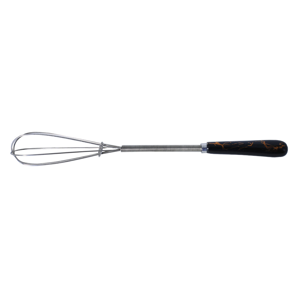 Mini Hand Whisk Stainless Steel With Black Plastic Handle – Bakehouse.pk
