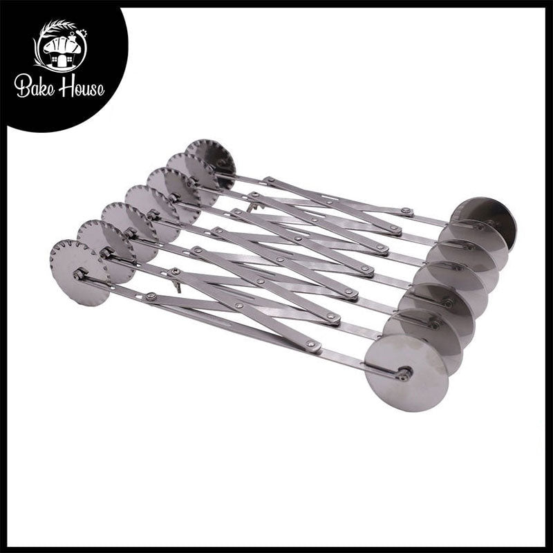 7 Double Sided Wheel Dough Cutter Stainless Steel – Bake House - The ...