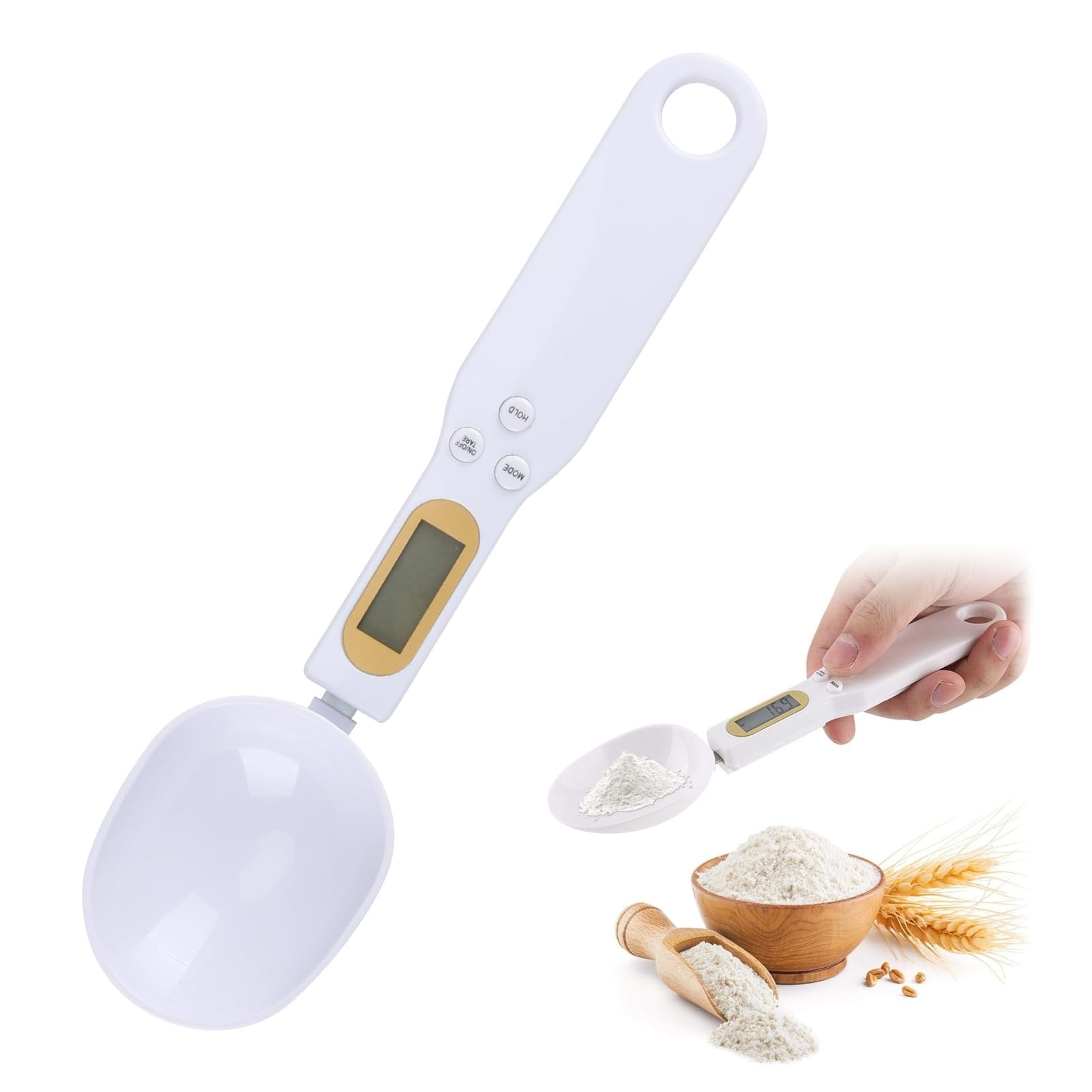 Digital SPoon Scale White – Bakehouse.pk
