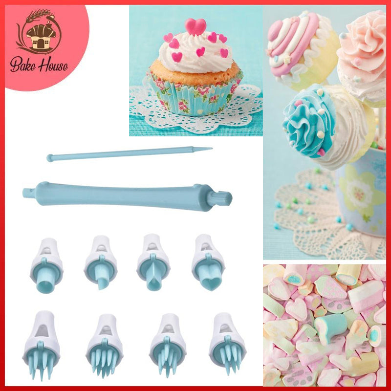 Fondant Pattern Creator Tool 10Pcs Set Plastic – Bake House - The ...