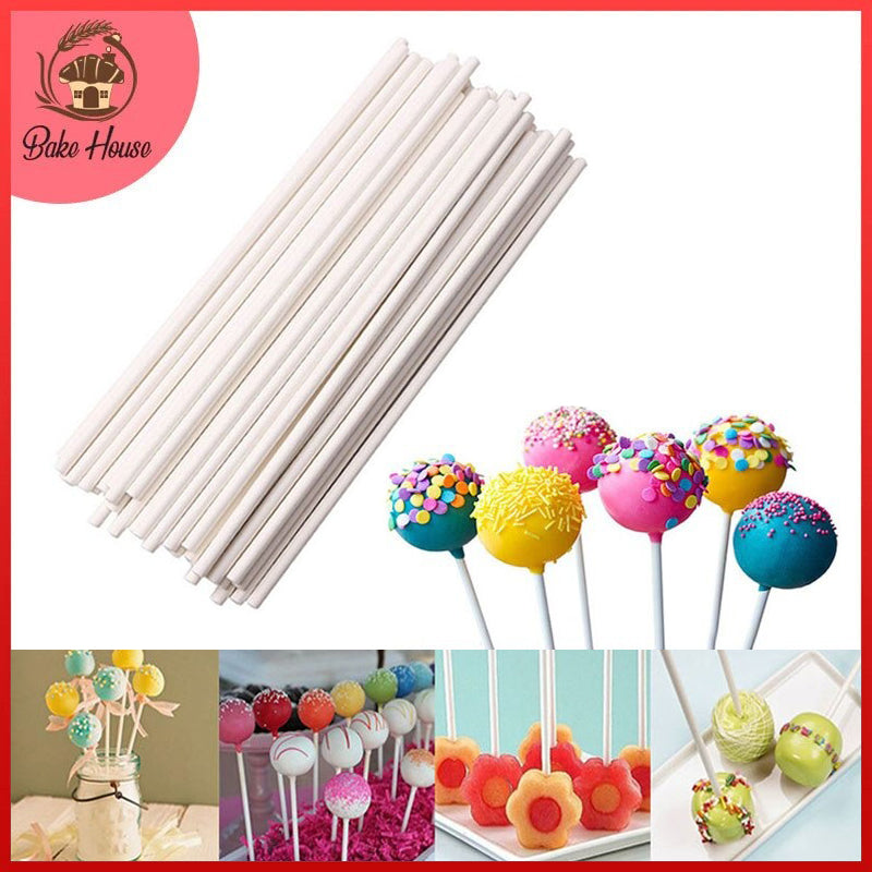Food Grade Lollipop CakePop Sticks 15CM 50Pcs Set – Bake House - The ...