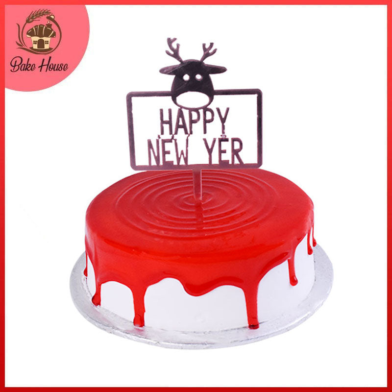 Happy New Yer Cake Topper (Design 2) Crystal Pink – Bake House - The ...
