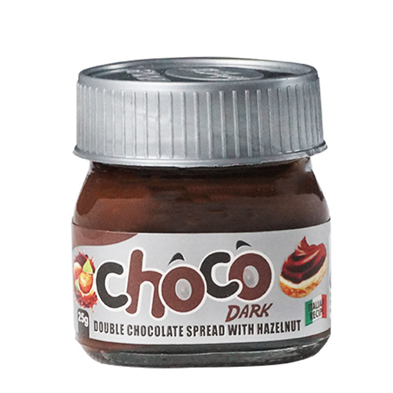 Milkyz Food Choco Dark Double Chocolate Spread With Hazelnut 25g Jar B ...