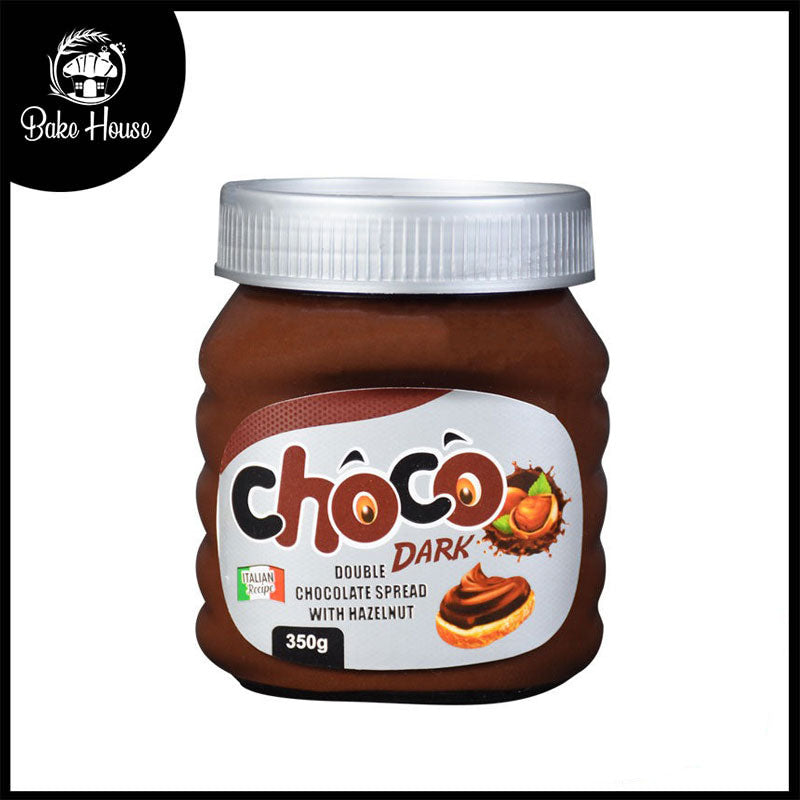 Milkyz Food Choco Dark Double Chocolate Spread With Hazelnut 350g Jar ...