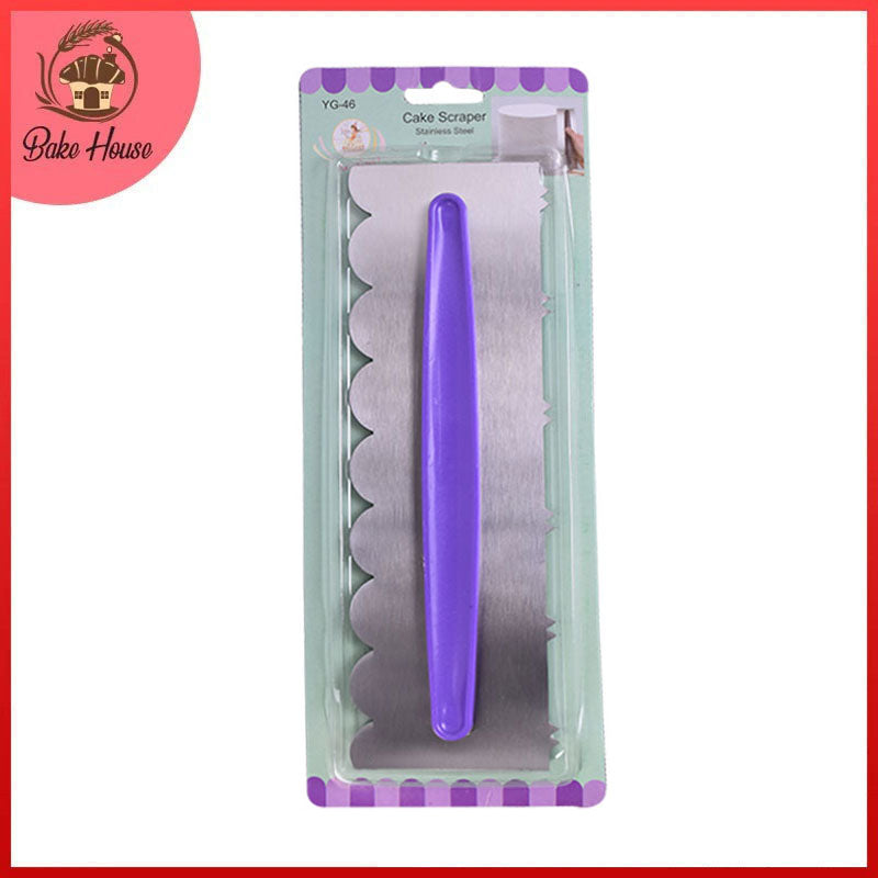 Stainless Steel Double Sided, Cake Edges Decorating Comb Design 10 ...