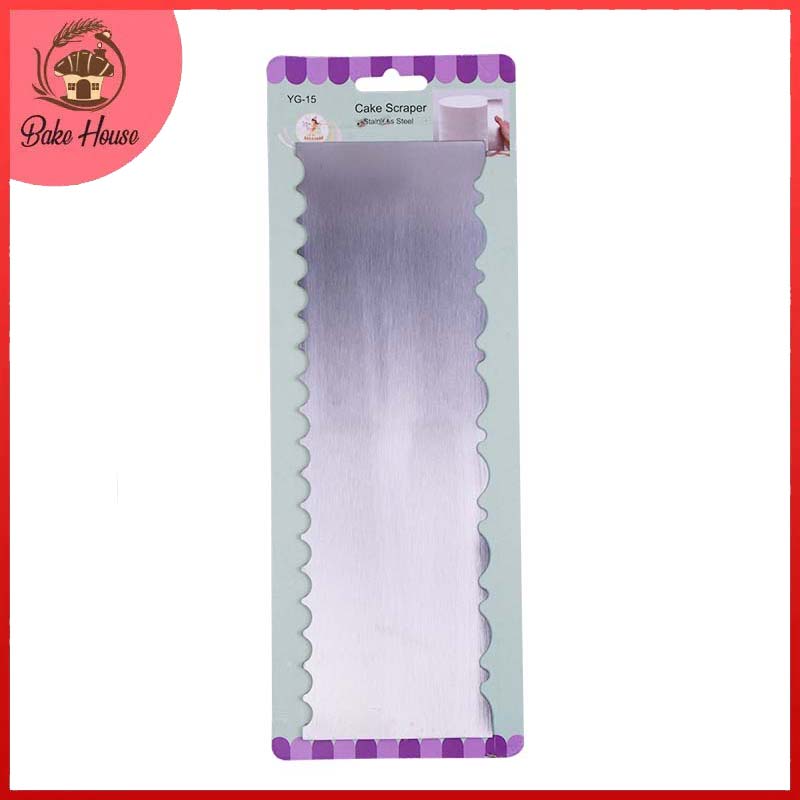 Stainless Steel Double Sided, Cake Edges Decorating Comb Design 19 ...