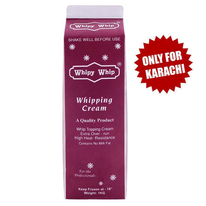 Whipy Whip Whipping Cream 1KG Pack – Bakehouse.pk