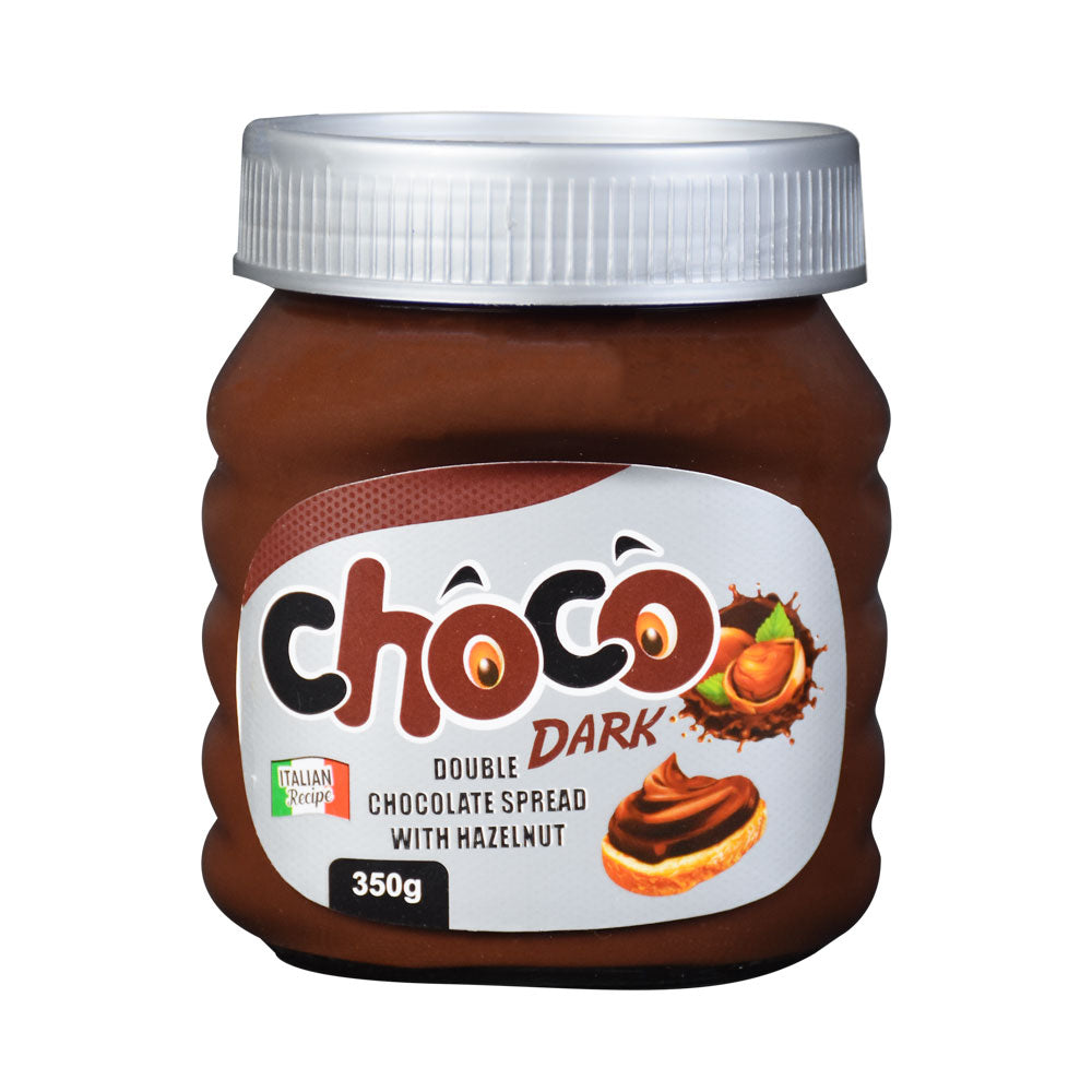 Milkyz Food Choco Dark Double Chocolate Spread With Hazelnut 350g Jar ...