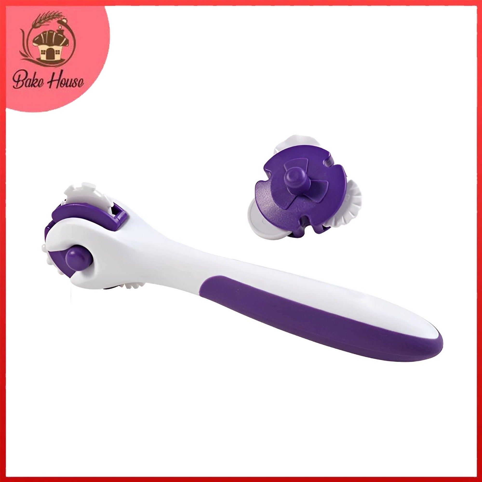 Fondant 6 Designs Wheel Roller Embosser – Bake House - The Baking Treasure