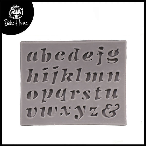 A to Z Mini Lowercase Alphabet Silicone Fondant Mold – Bakehouse.pk