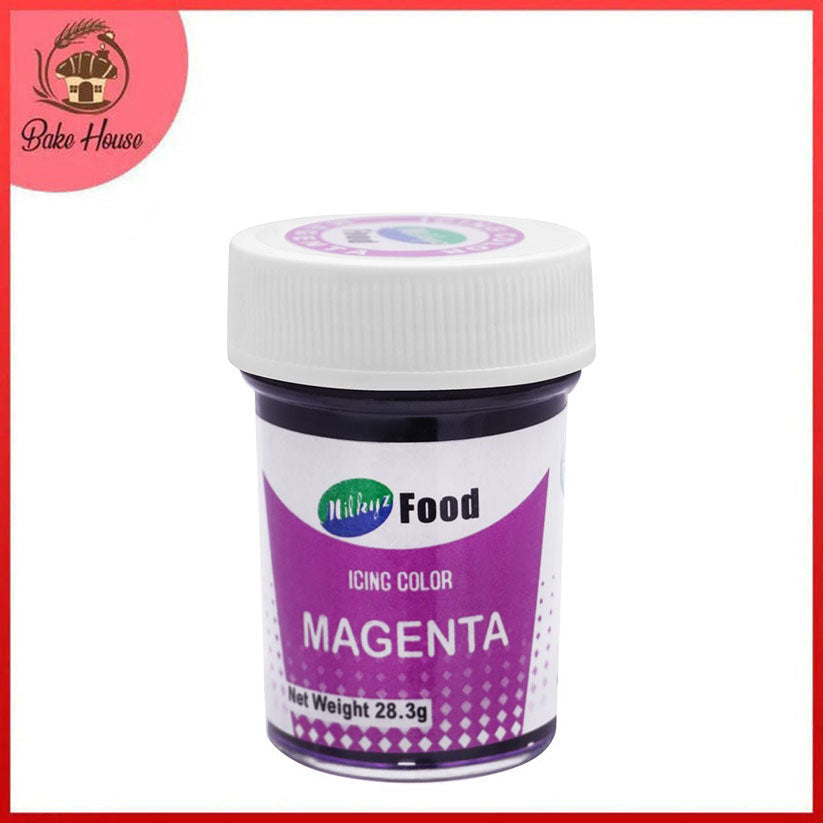 Milkyz Food Gel Icing Color Magenta – Bake House - The Baking Treasure
