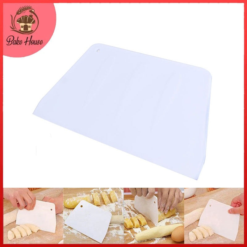White Cake & Dough Plastic Scraper Extra Large – Bake House - The ...