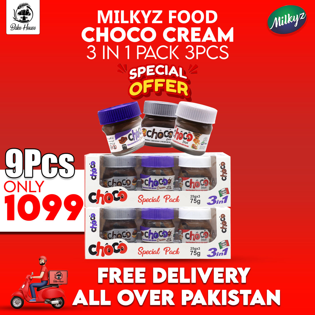 Special Choco Gift Pack 9Pcs Deal Free Delivery All Pakistan – Bakehouse.pk